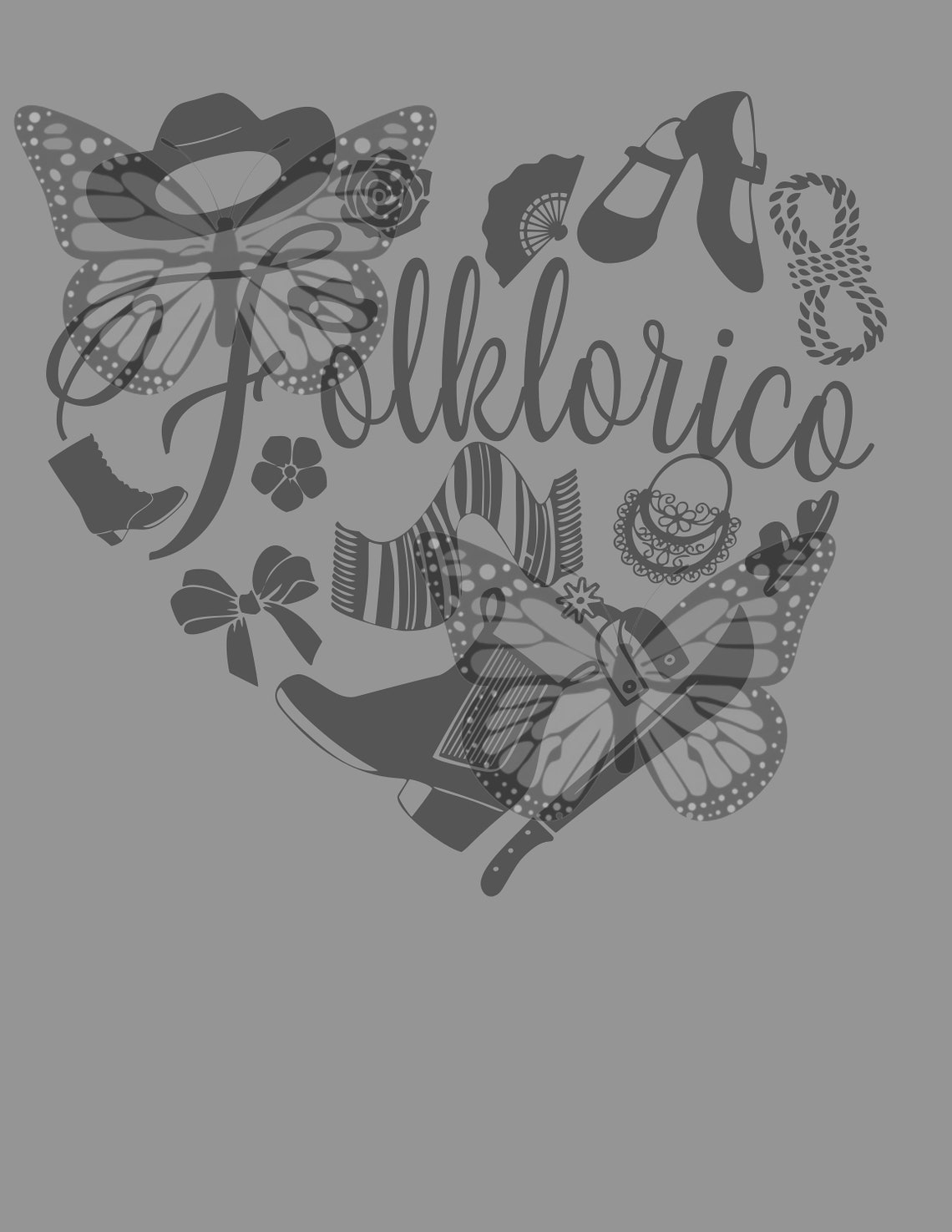 Folklorico Love SVG , and Sublimation File - Etsy