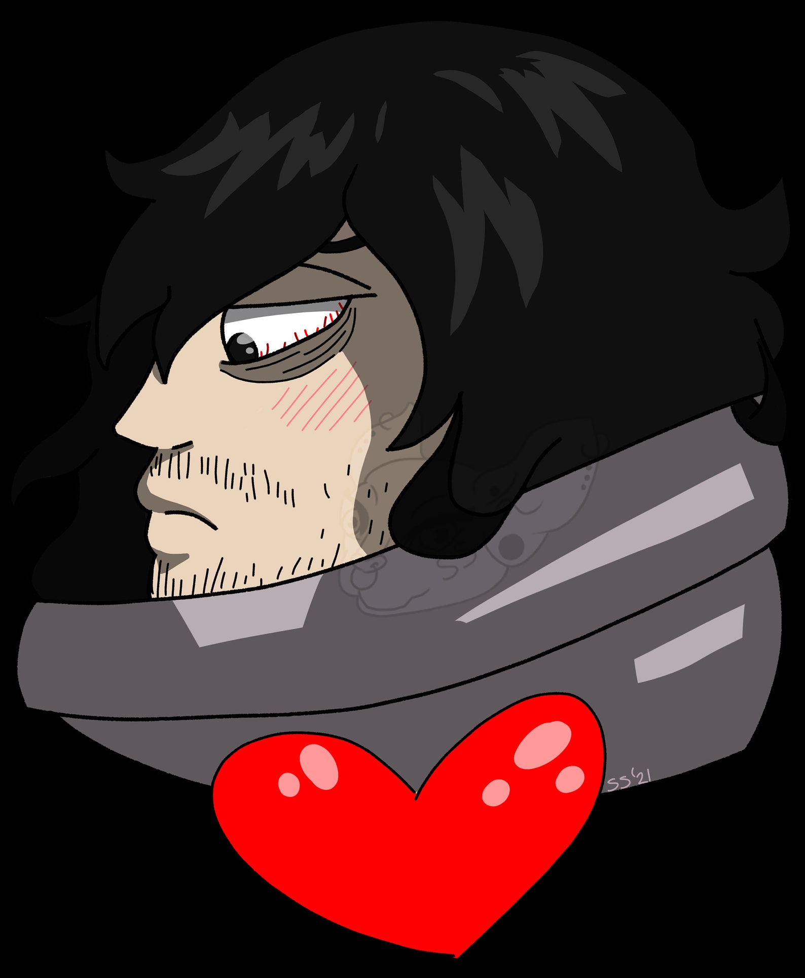 Love MHA Character Stickers Fan Art Glossy | Etsy