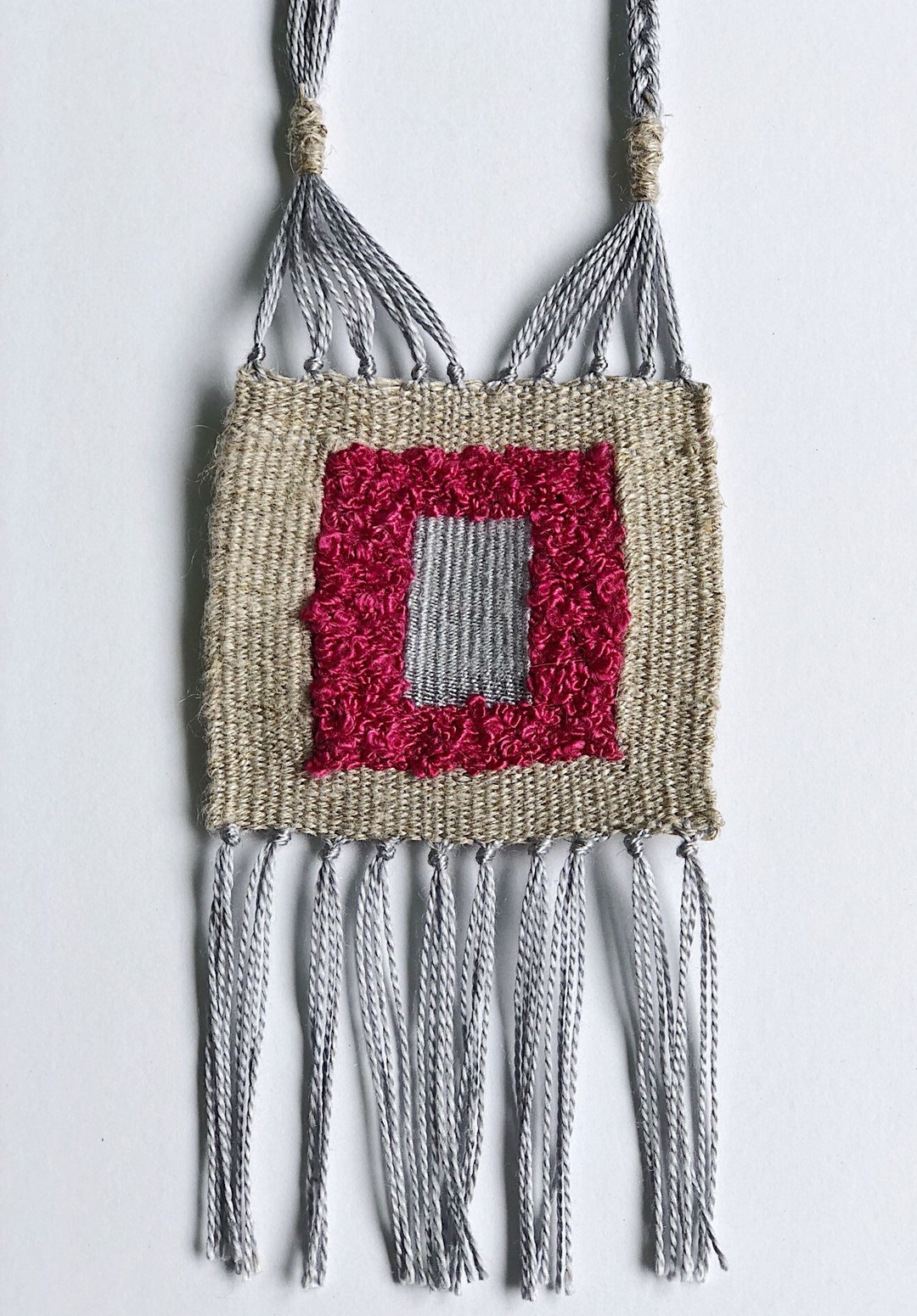 Modern Woven Necklace - Etsy