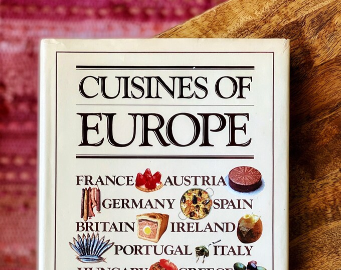 Vintage Cookbook: "cuisines of Europe" by Tony Schmaeling (1983) - Etsy