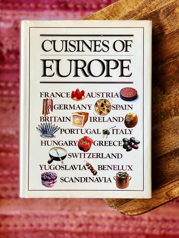 Vintage Cookbook: cuisines of Europe by Tony | Etsy