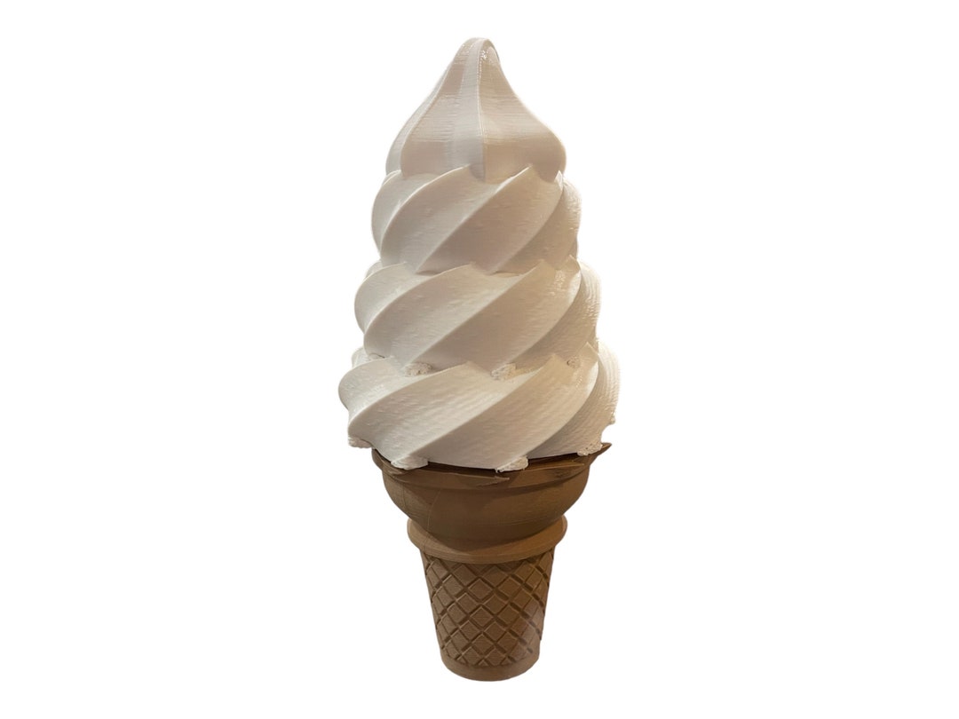 3D Printed Ice Cream Cone Container – A Sweet Twist on Storage! - Etsy