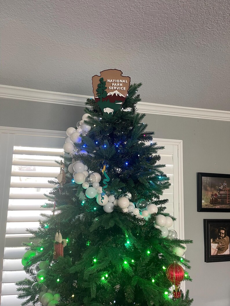 One of a Kind National Parks Christmas Tree Topper - Etsy