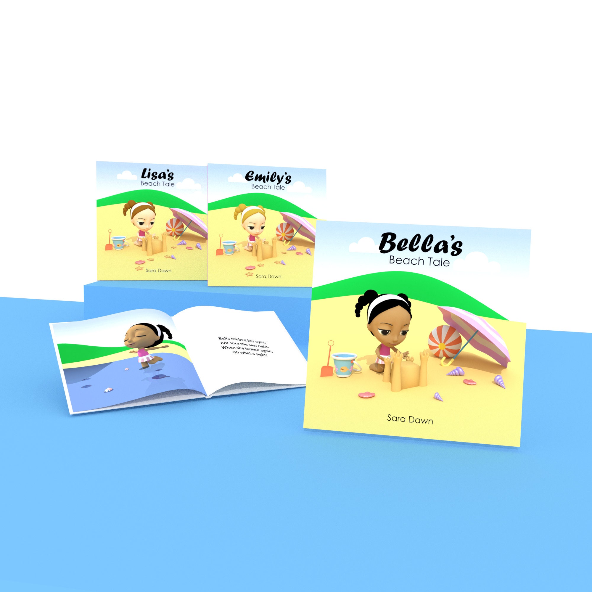 Personalize - Bella's Beach Tale - Etsy