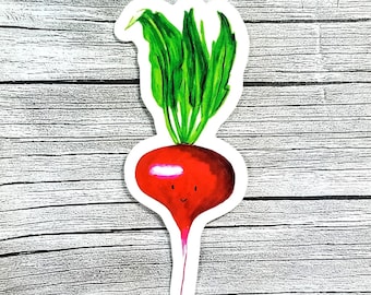 Radish Sticker - Etsy