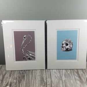 Crane Skeleton - Skull Art - Etsy