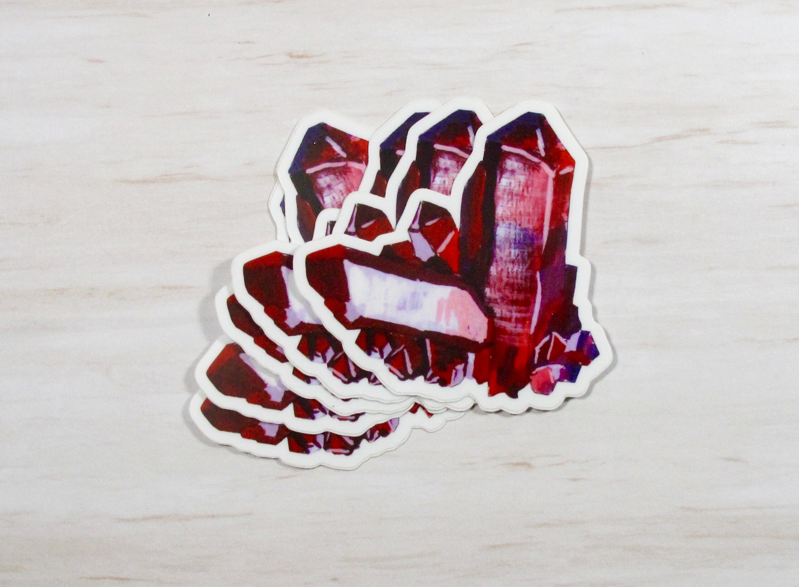 Crystal Vinyl Stickers - Etsy