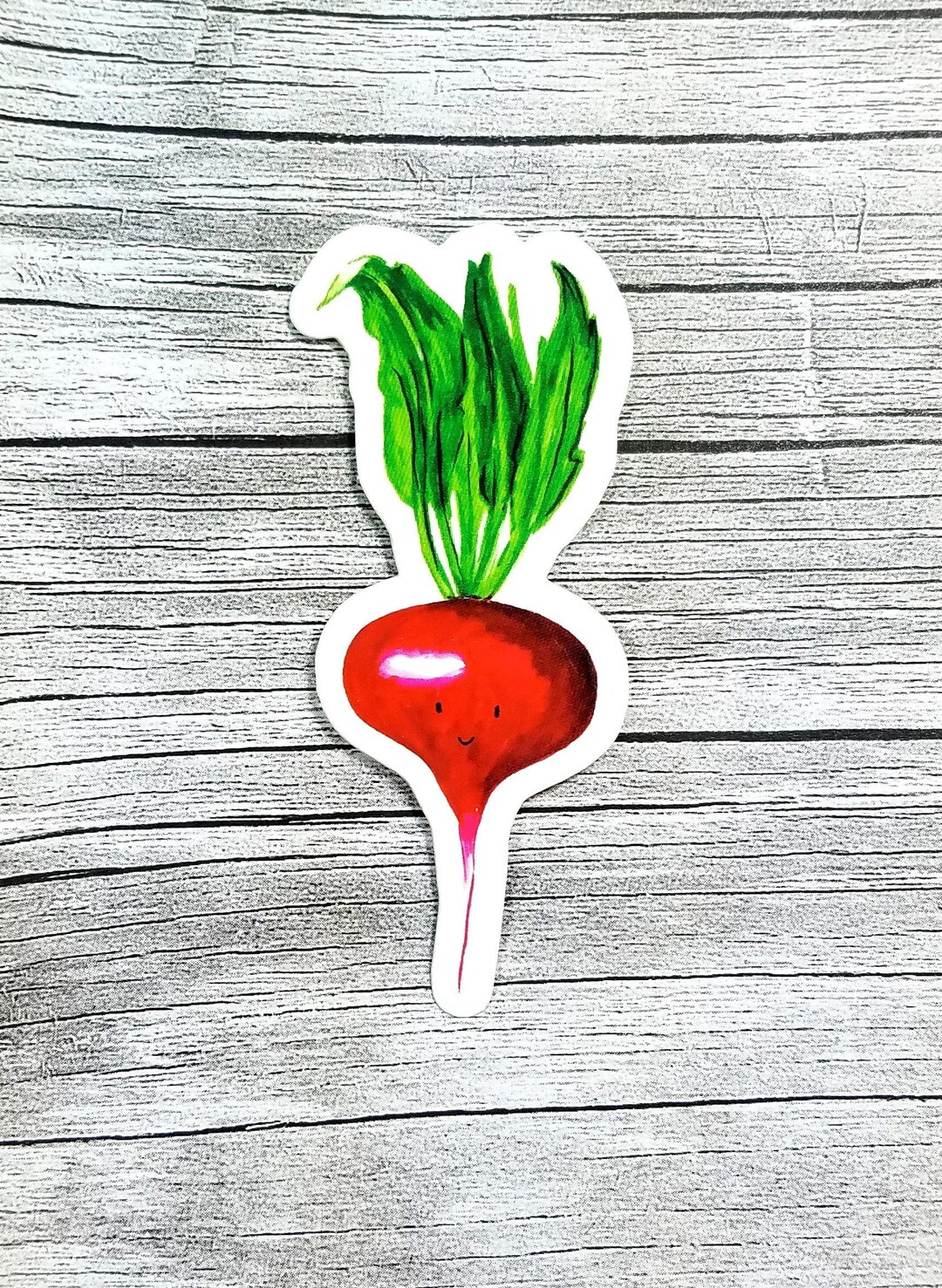 Radish Sticker - Radish Sticker Art - Etsy