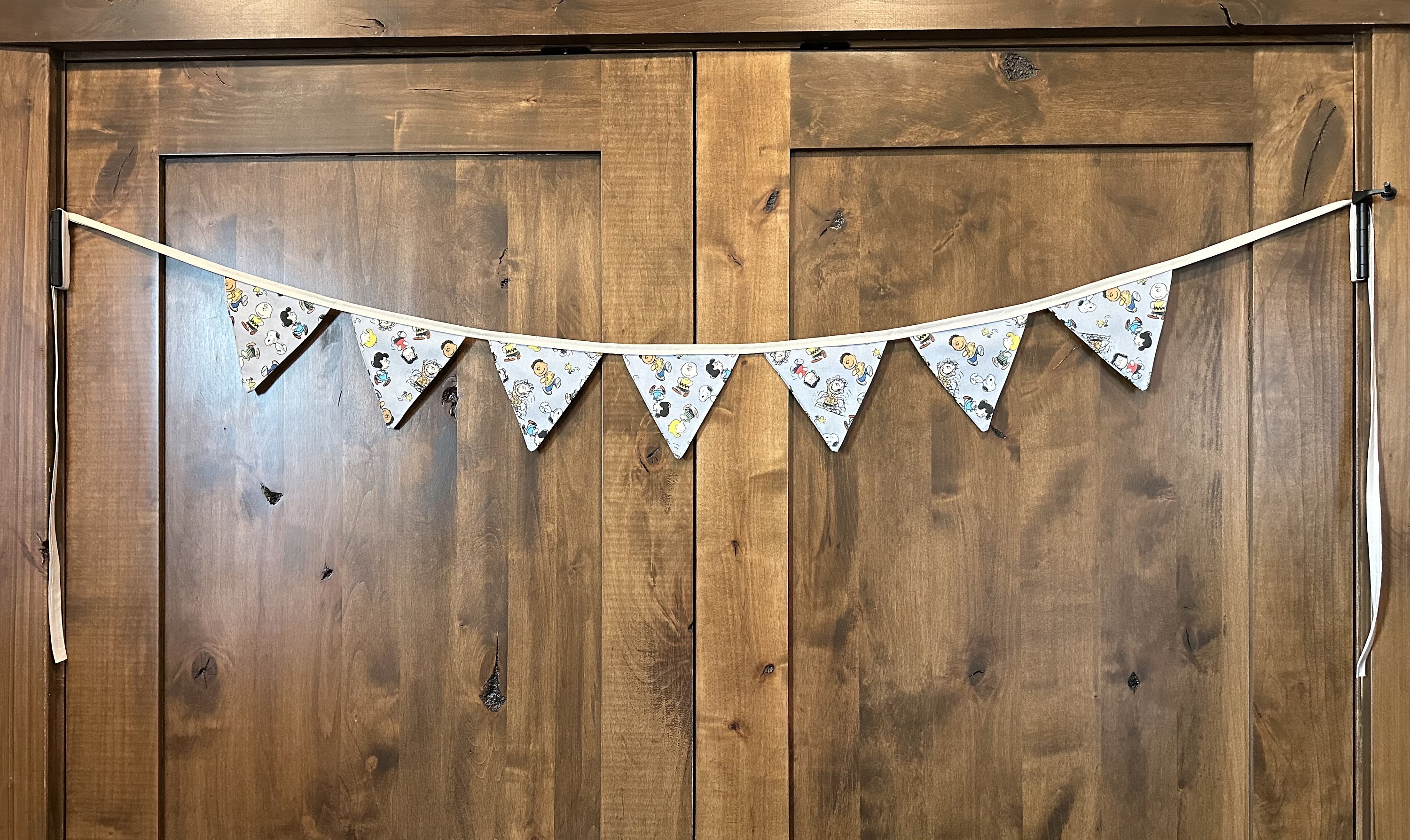 Peanuts Charlie Brown Birthday Pennant Banner Fabric Banner Party Decor ...