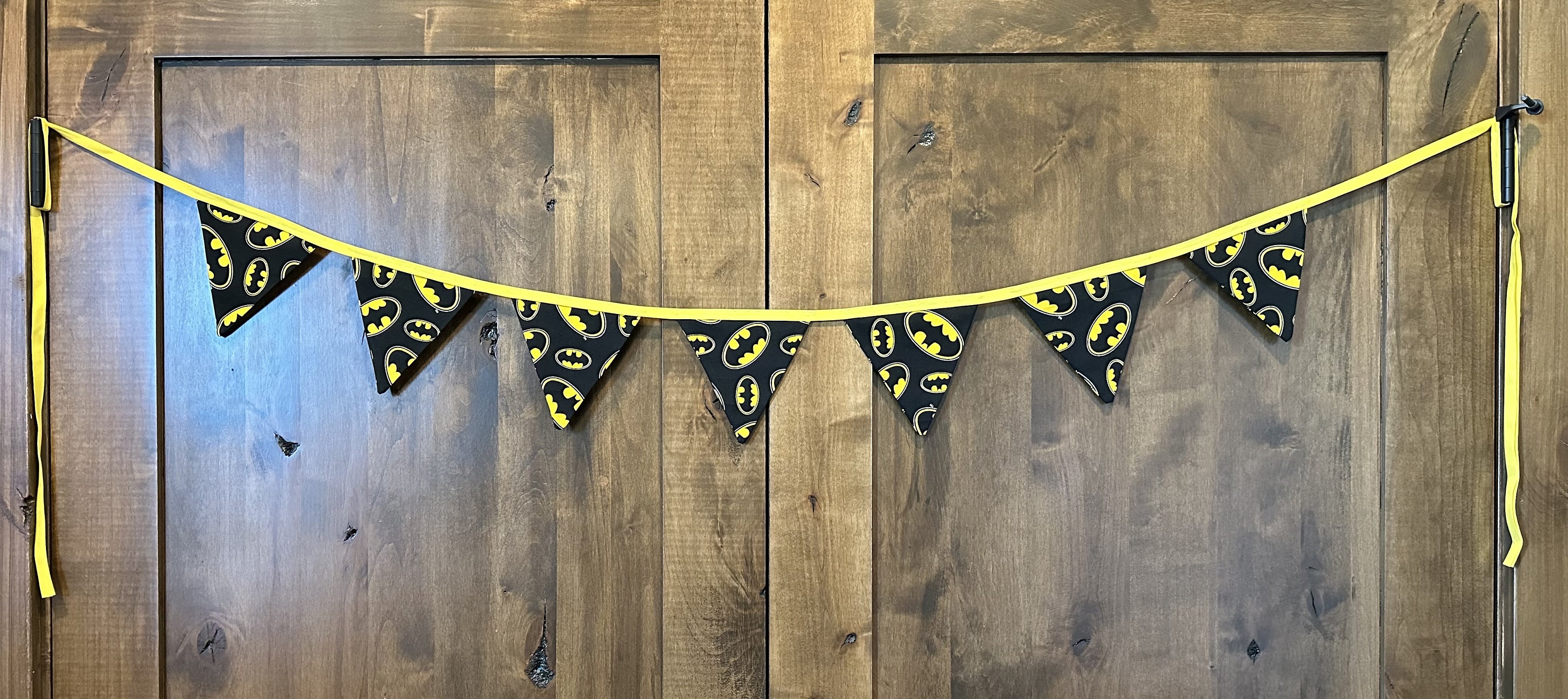 Batman Birthday Banner Boys Birthday Banner Fabric Banner Party Decor ...