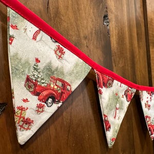 Christmas Banner Truck Banner Fabric Banner Holiday Decor - Etsy