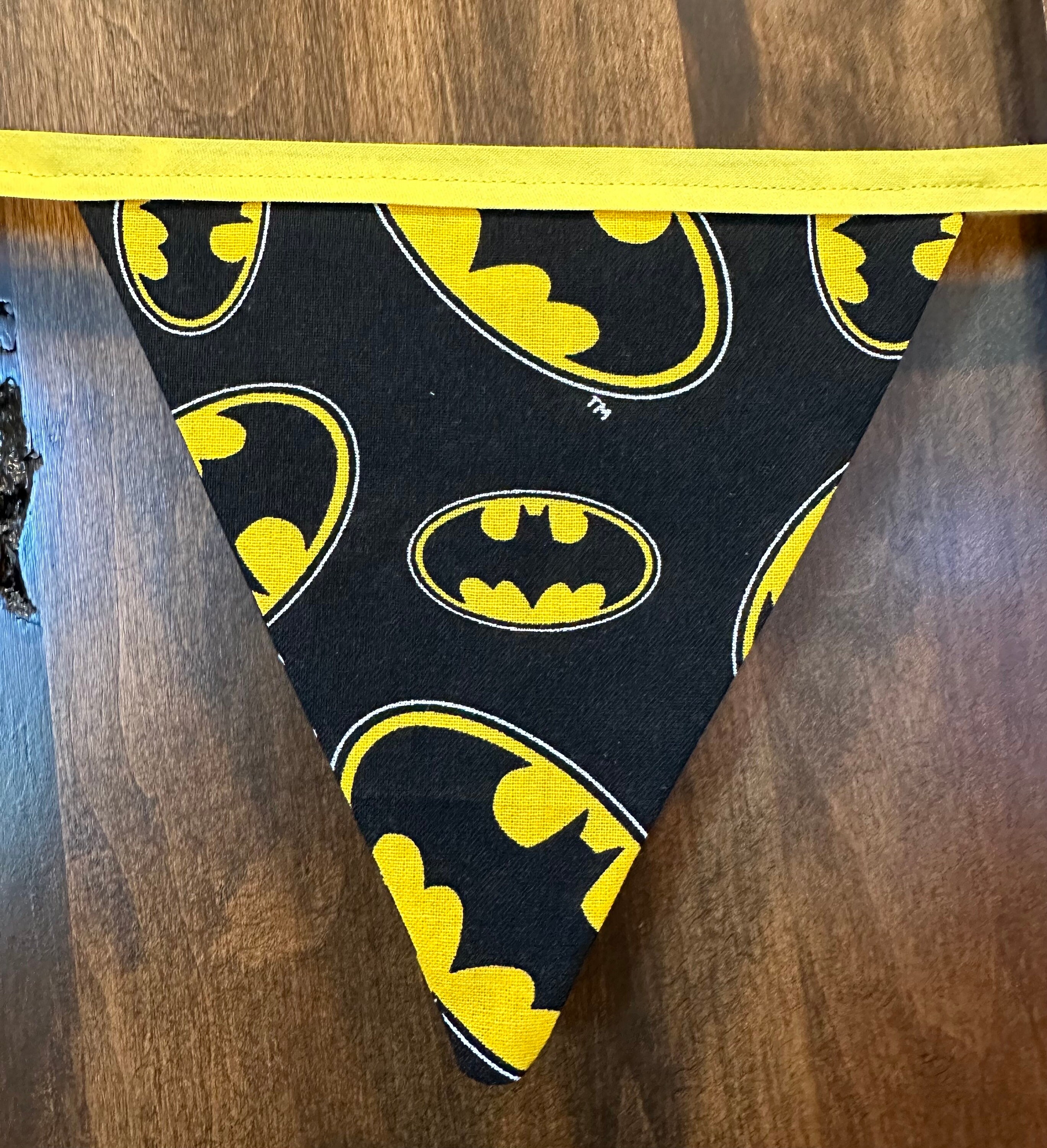 Batman Birthday Banner Boys Birthday Banner Fabric Banner Party Decor ...