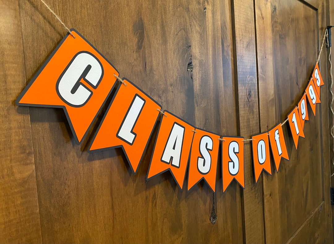 Graduation Banner Class of Banner Class Reunion Banner Cardstock Paper ...