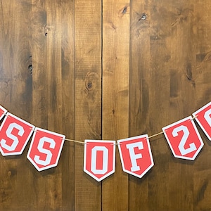 Graduation Banner Class of Banner Class Reunion Banner Cardstock Paper ...