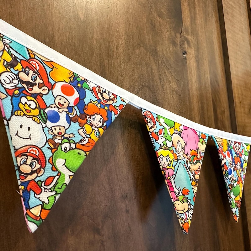 Mario Kart Banner - Etsy