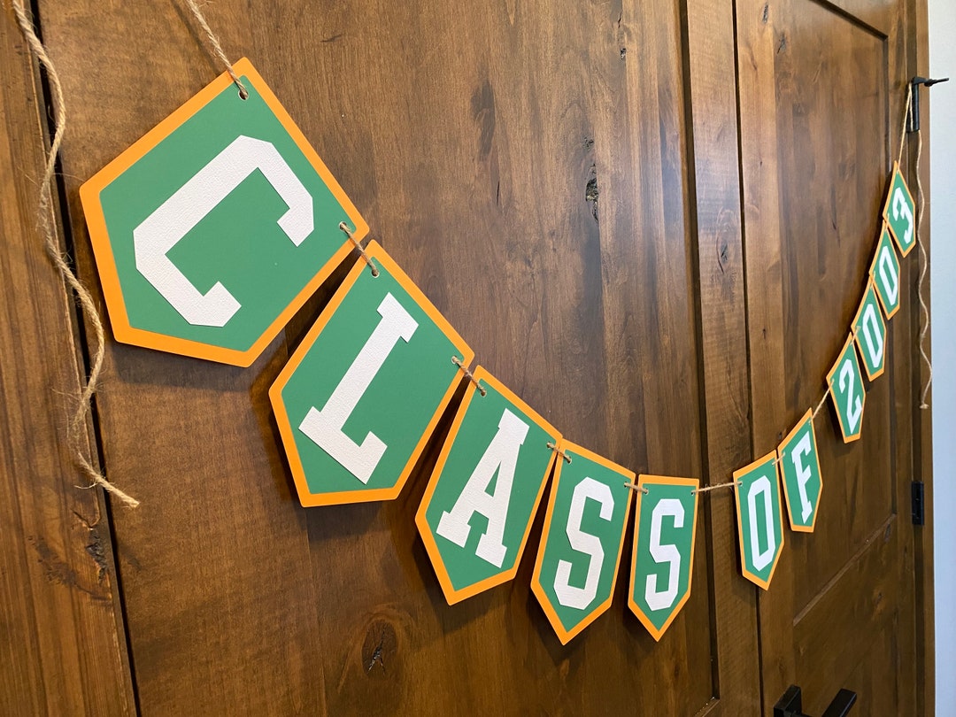 Graduation Banner Class of Banner Class Reunion Banner Cardstock Paper ...
