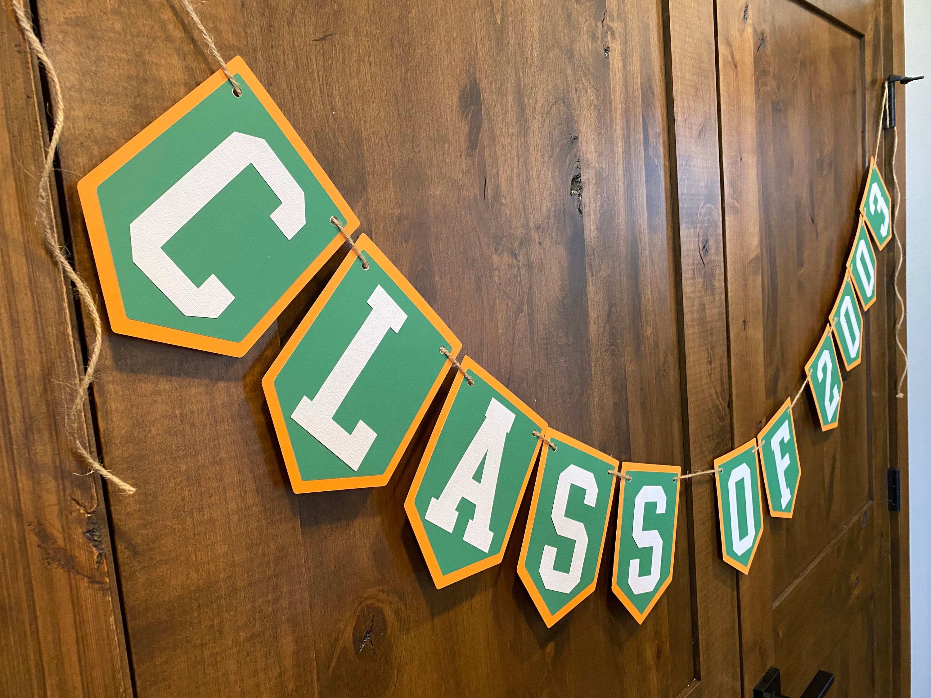 Graduation Banner Class of Banner Class Reunion Banner Cardstock Paper ...