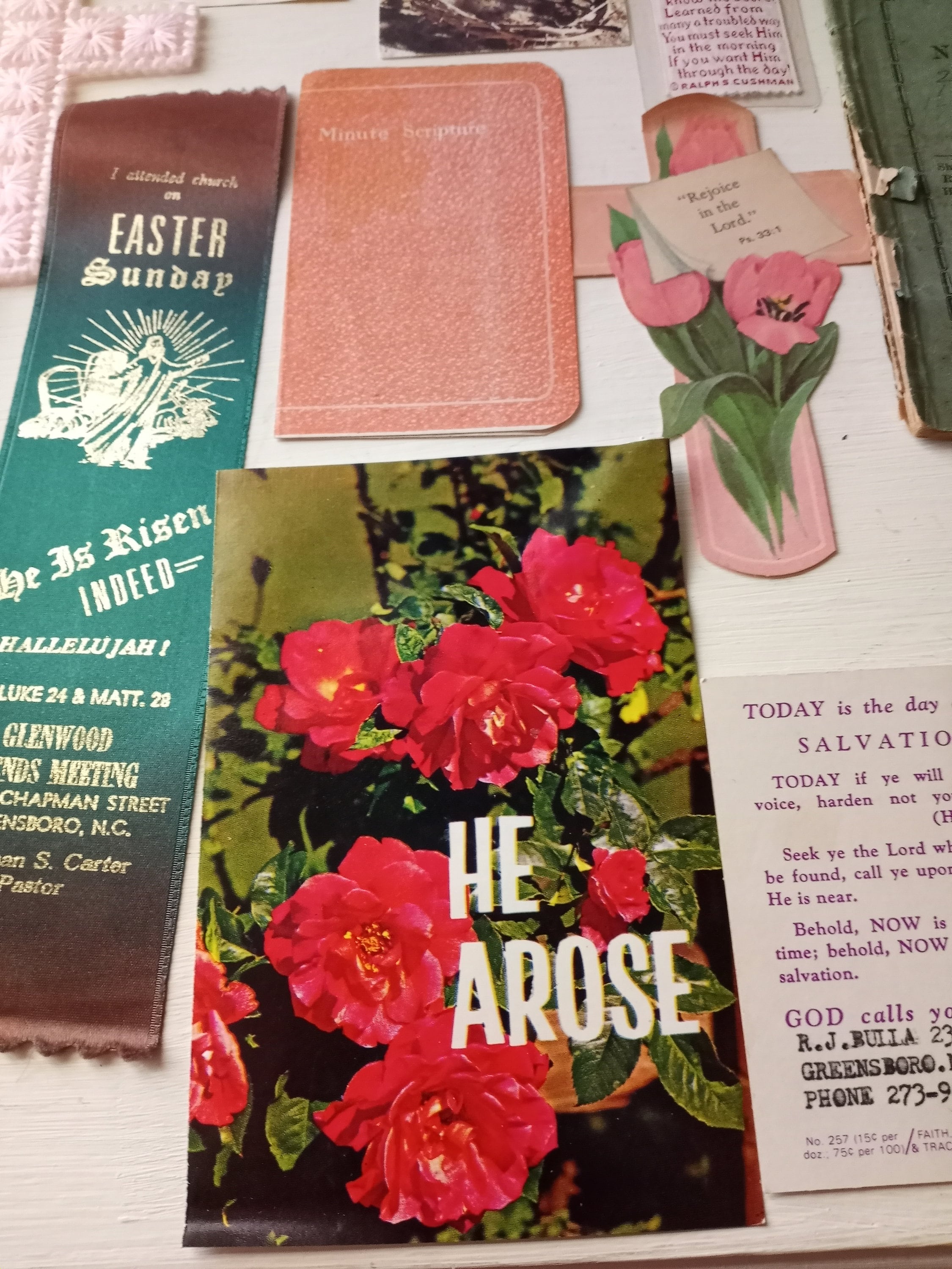 24 Vintage Christian Bookmarks and Church Handouts - Etsy