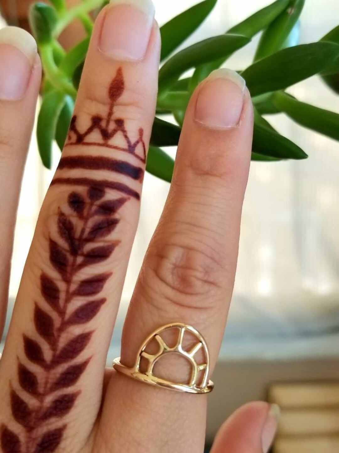 Sun Shape Simple 14K Gold Filled or Sterling Silver Ring - Etsy