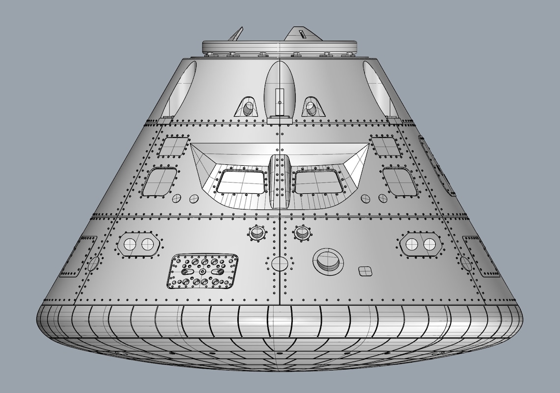 NASA SLS Orion Command Module (3D Printable File) *detailed - Etsy