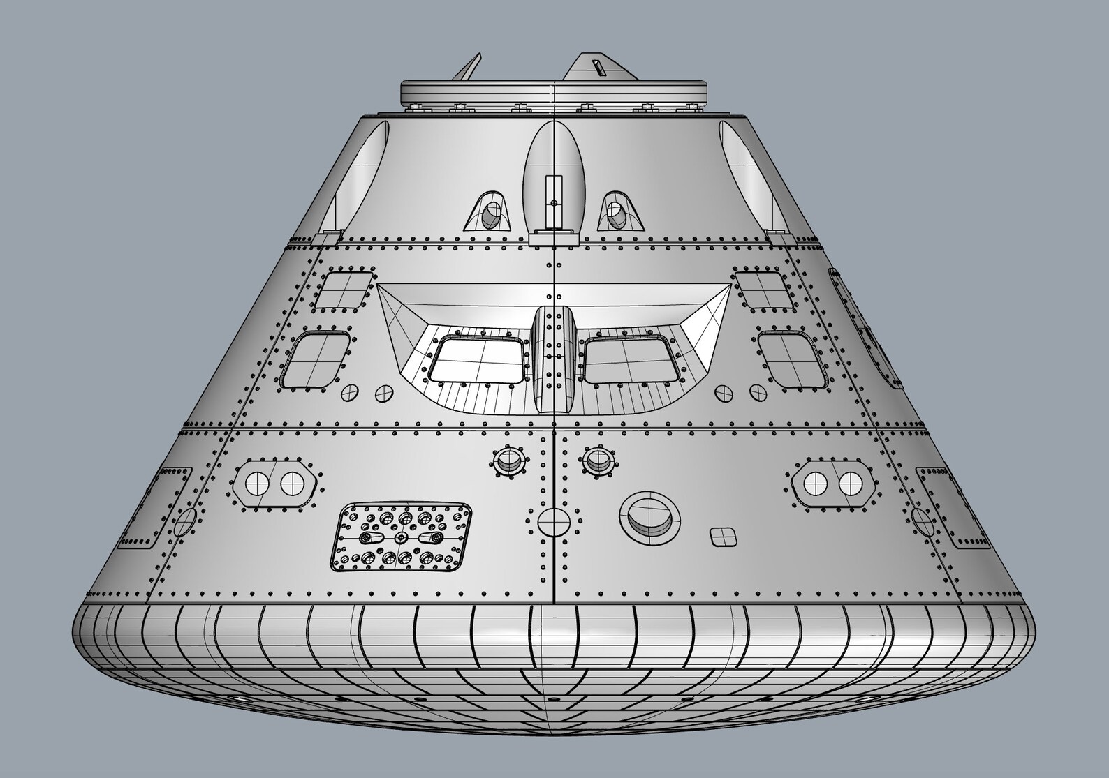 NASA SLS Orion Command Module 3D Printable File detailed - Etsy