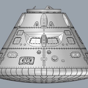 NASA SLS Orion Command Module (3D Printable File) *detailed - Etsy
