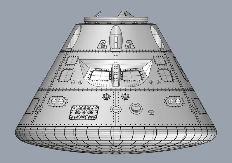 NASA SLS Orion Command Module (3D Printable File) *detailed - Etsy