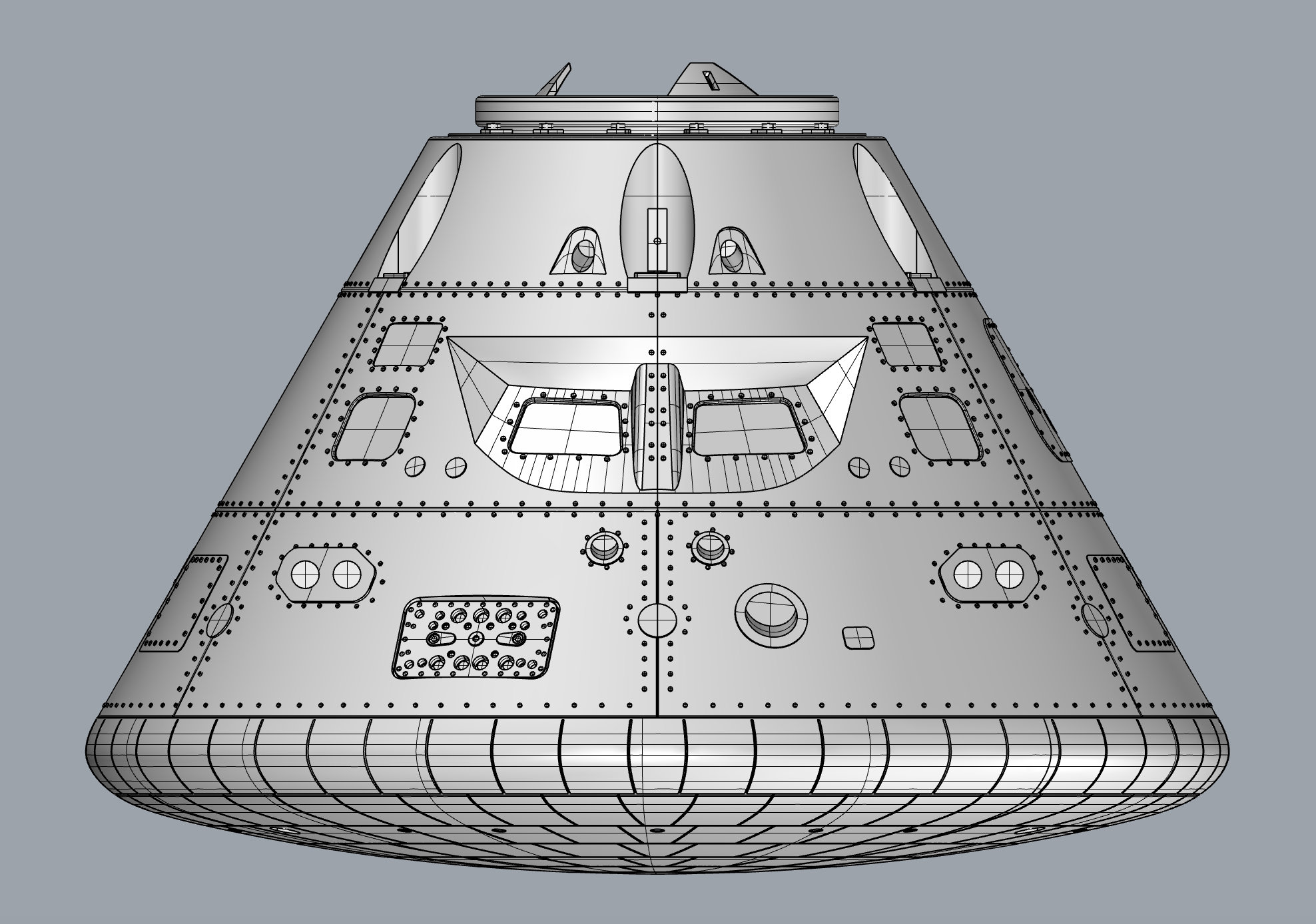 NASA SLS Orion Command Module (3D Printable File) *detailed - Etsy