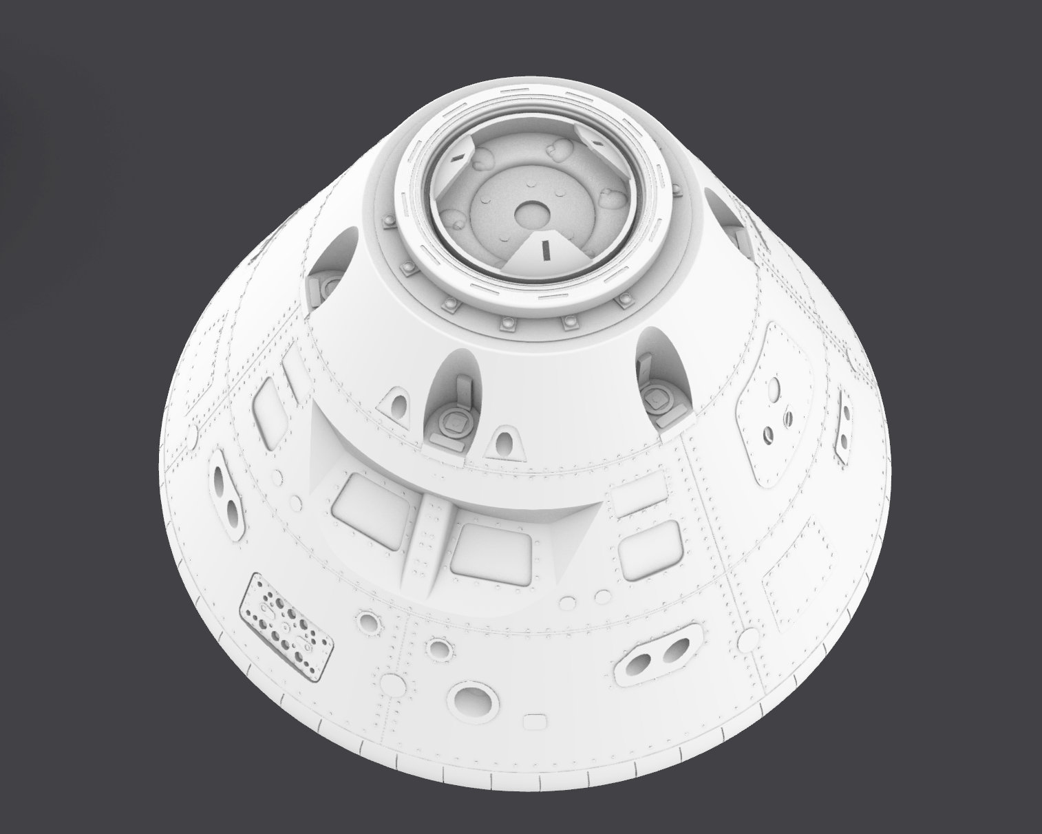 NASA SLS Orion Command Module 3D Printable File detailed - Etsy