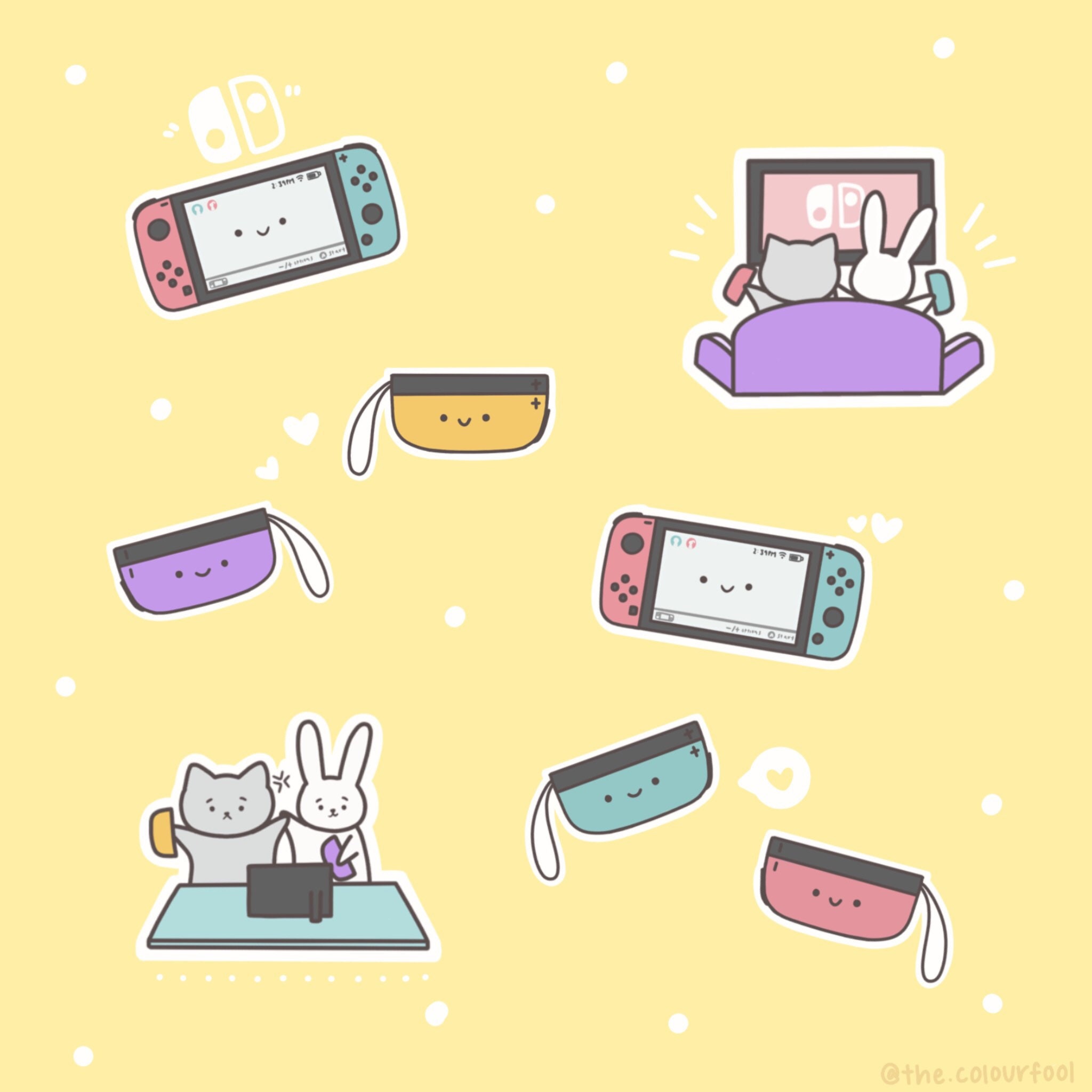 Switch Sticker pack Diecut Vinyl stickers | Etsy