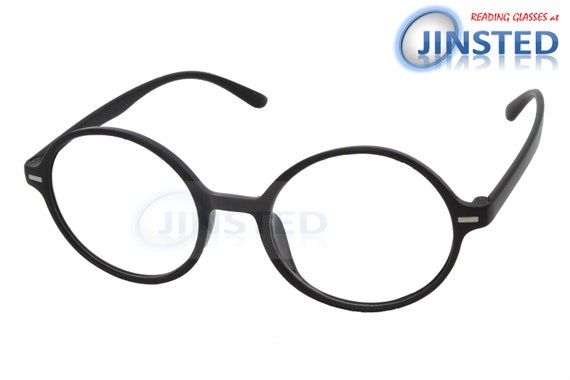 Black Reading Glasses. Adult Round Frame Unisex Spectacles Strength From 1.00 4.00 RG061 Etsy Canada