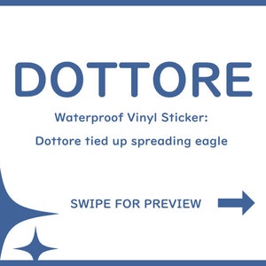 IL Dottore Sticker | the Doctor| Genshin Impact Stickers | Fatui ...