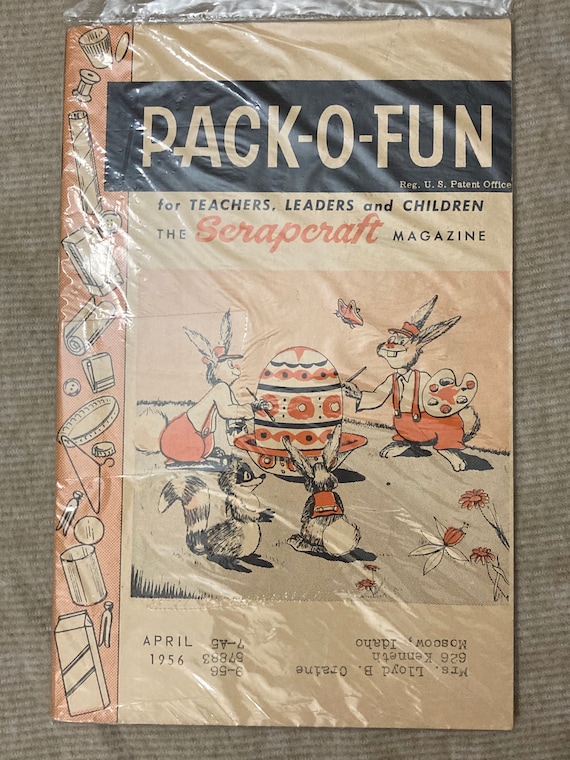 VINTAGE PACK-O-FUN Magazine April 1956 | Etsy