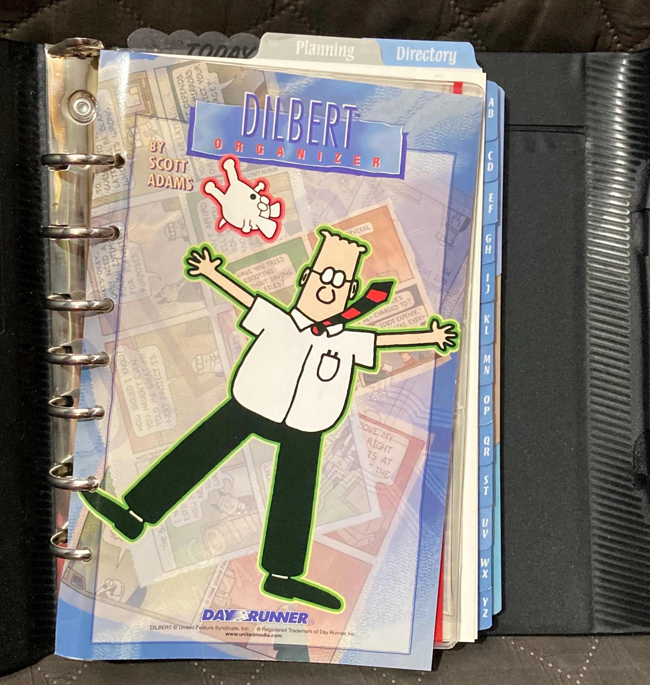 Vintage Dilbert Day Runner Planner Organizer Collectible - Etsy
