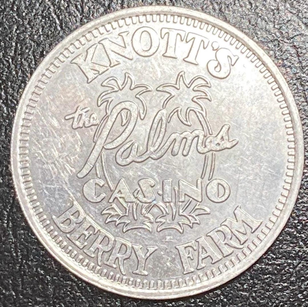 Vintage Rare 1976 Bicentennial Knotts Berry Farm Palms Casino Token - Etsy