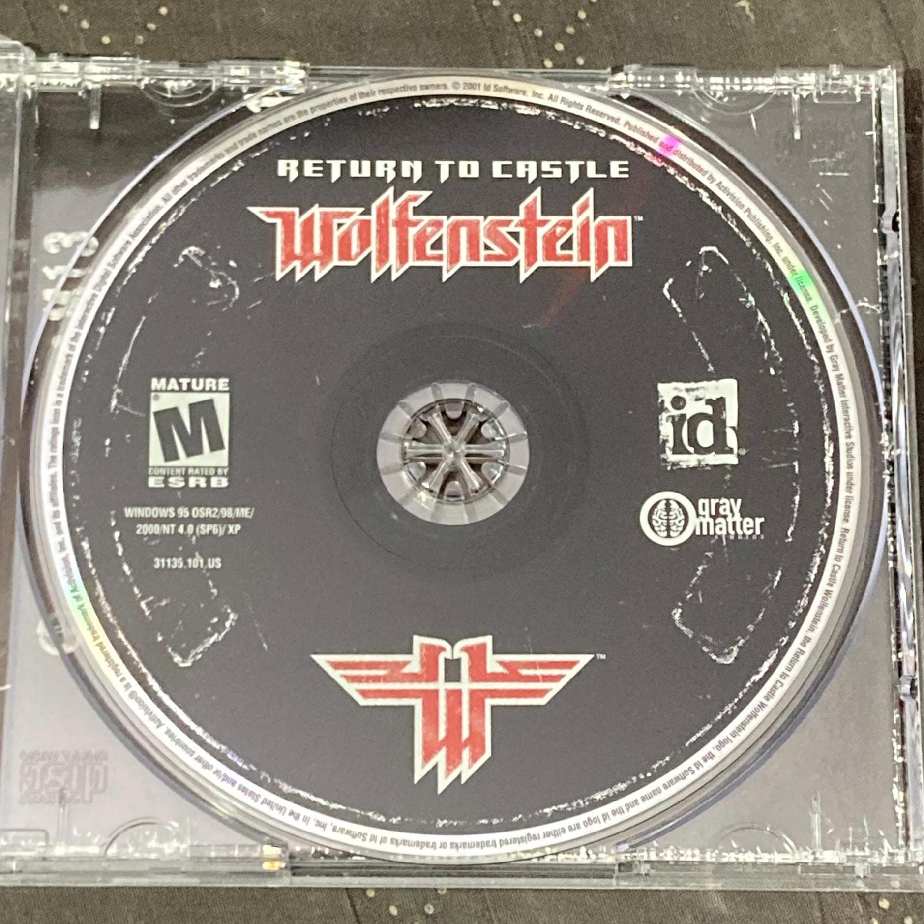 Vintage Wolfenstein Return to the Castle PC Game - 2001 - Etsy