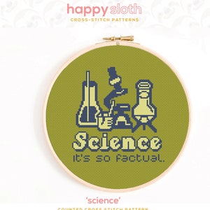Science Cross Stitch Pattern: Chemistry Laboratory (digital Download ...