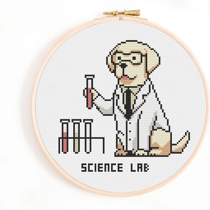Science Cross Stitch - Etsy
