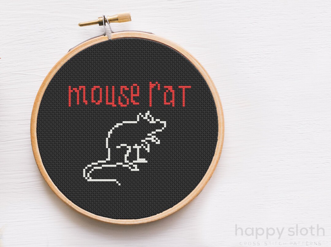 Mouse Rat Cross Stitch Pattern - Etsy