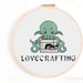 Lovecrafting Cross Stitch Pattern Cthulhu With a Sewing Machine Cross ...