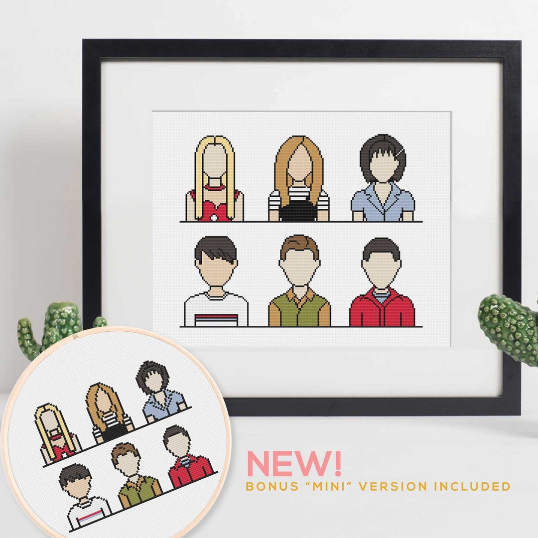F.R.I.E.N.D.S - Friends Cross Stitch Pattern - Etsy