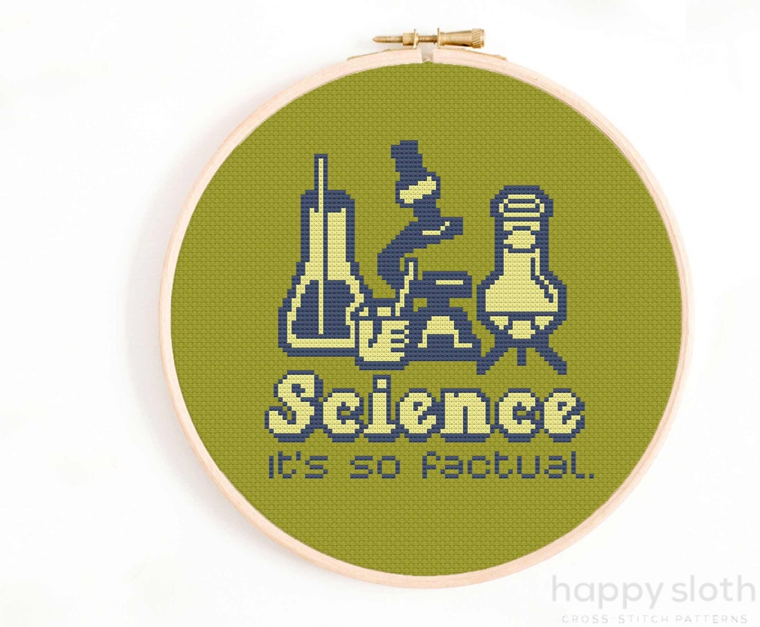 Science Cross Stitch Pattern: Chemistry Laboratory (digital Download ...