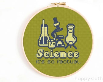 Science Cross Stitch Pattern - Etsy
