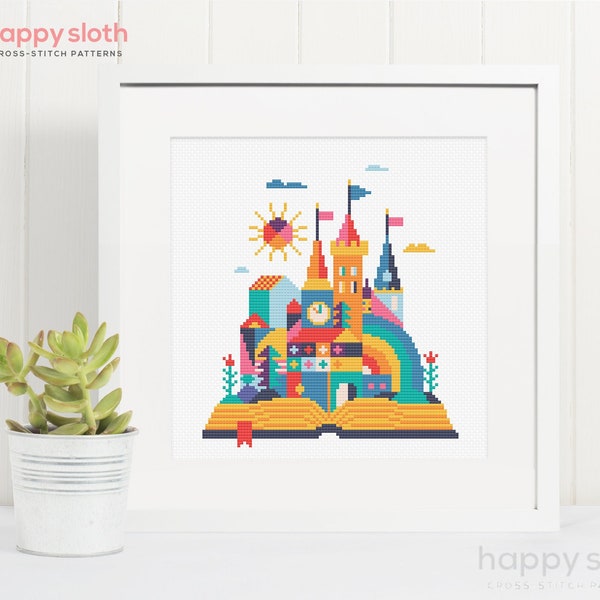 Castle Cross Stitch - Etsy