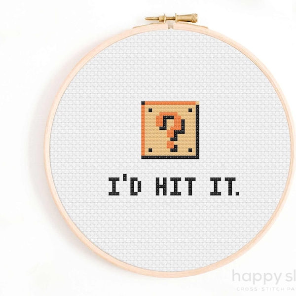 8 Bit Cross Stitch - Etsy