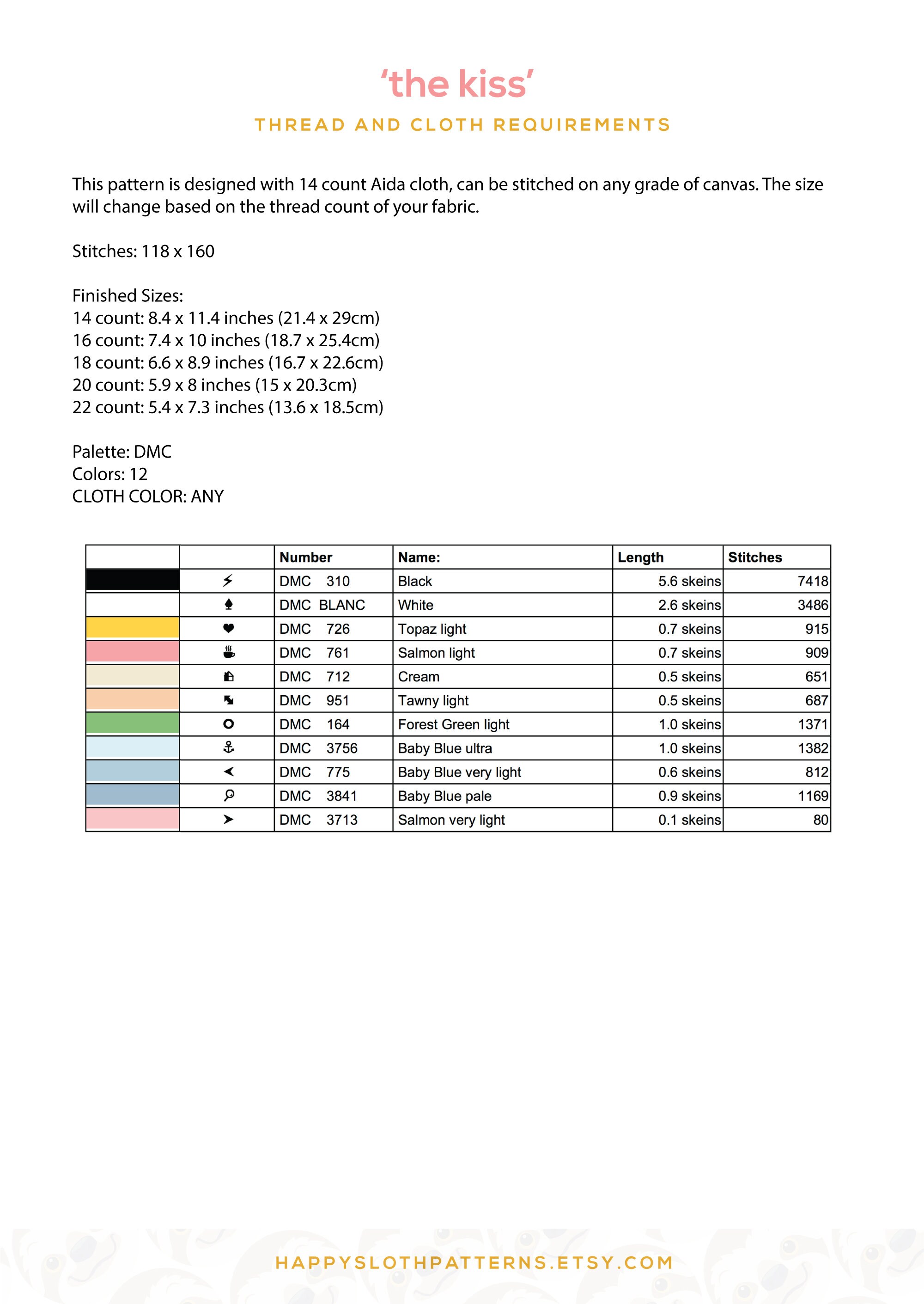 The Kiss Retro Comic Book Style Cross Stitch Pattern / Pop - Etsy