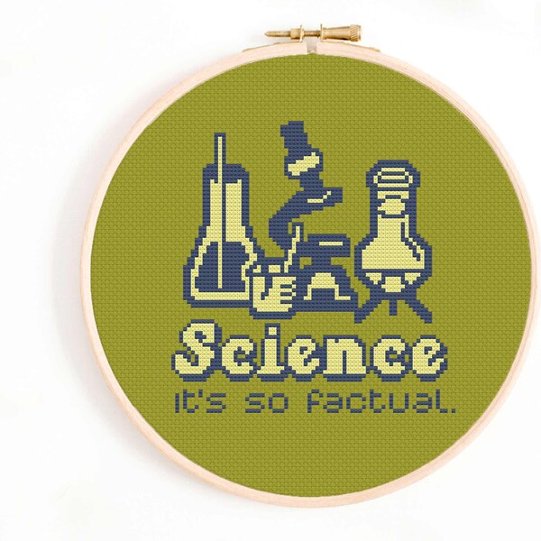 Science Cross Stitch - Etsy
