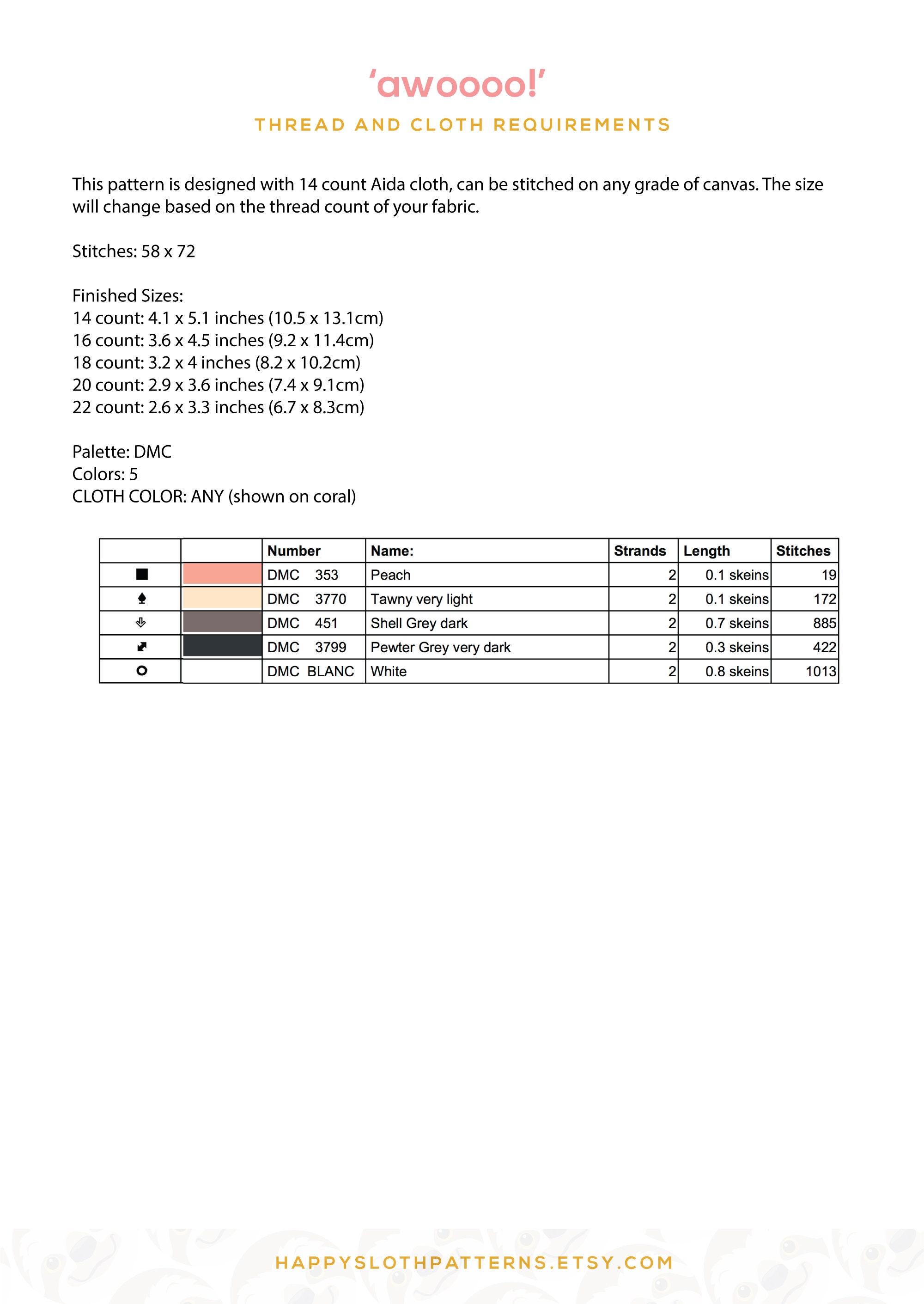 Husky Awooo Cross Stitch Pattern Husky Dog Cross Stitch - Etsy