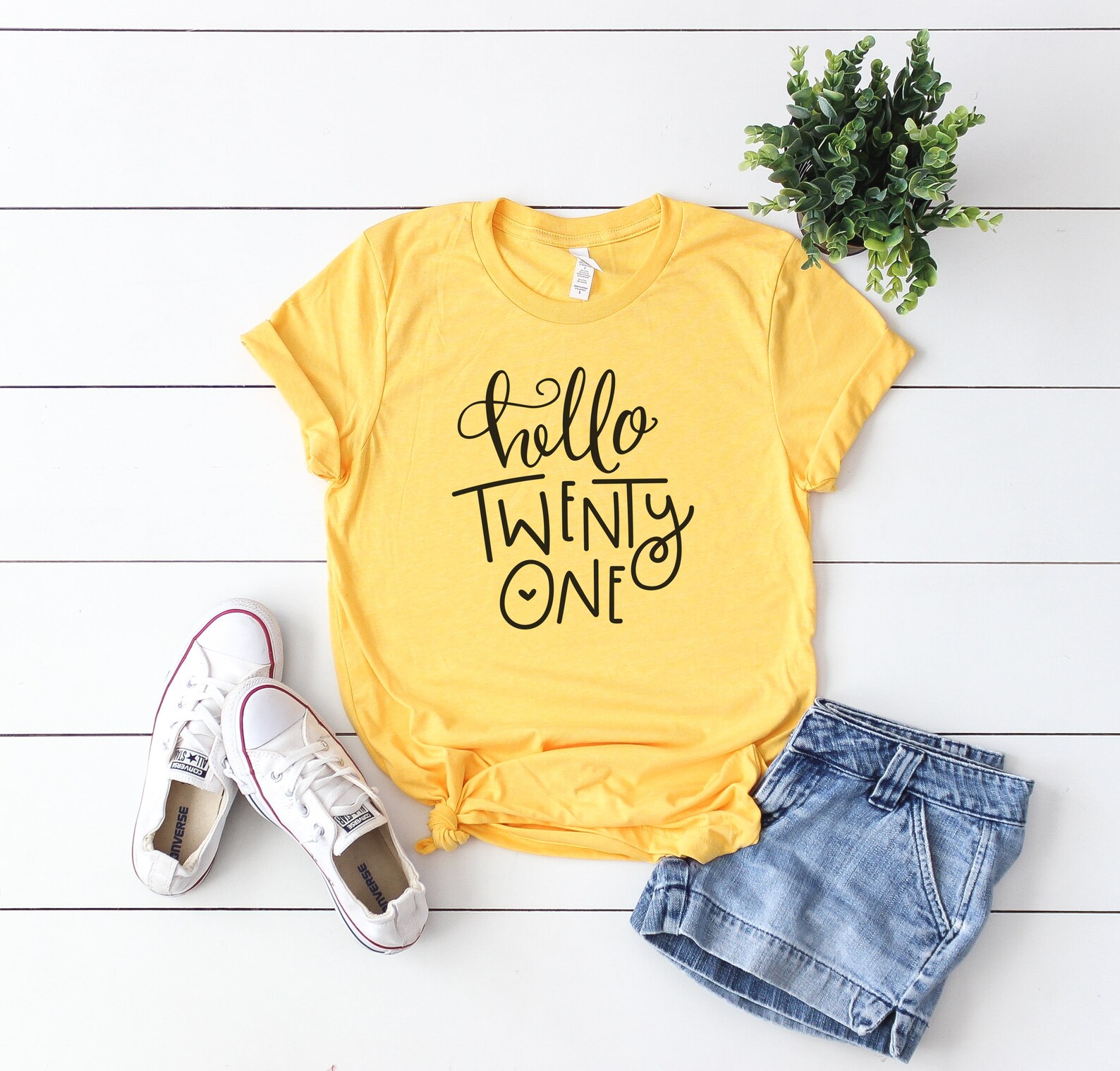 Hello 21 Hello Twenty One 21st Birthday Tee 21 Birthday | Etsy