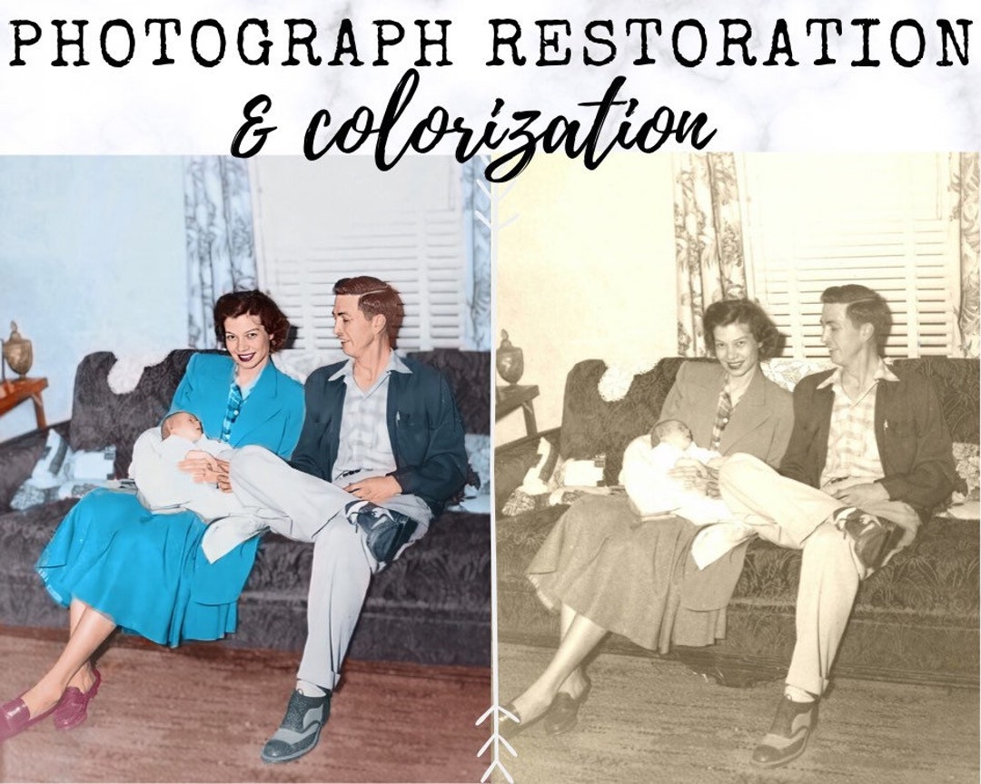 Photo Restoration and Colorization| Restore Damaged Photos, Old Photos ...